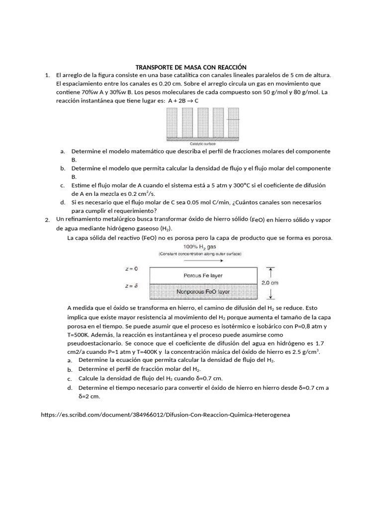 Tarea TM Reacción 1 | PDF