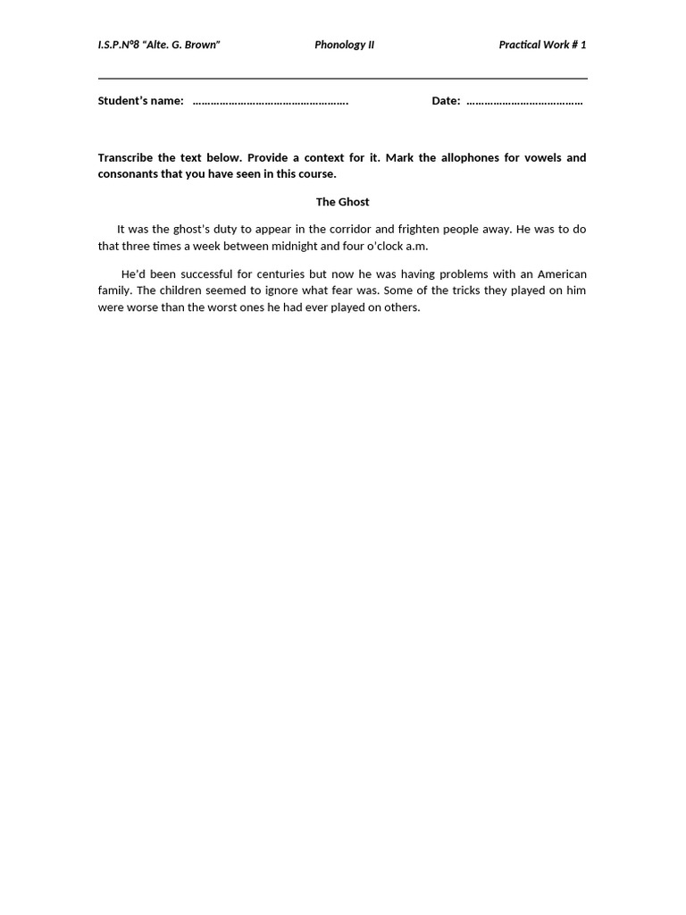 Practical Work 1 2022 | PDF