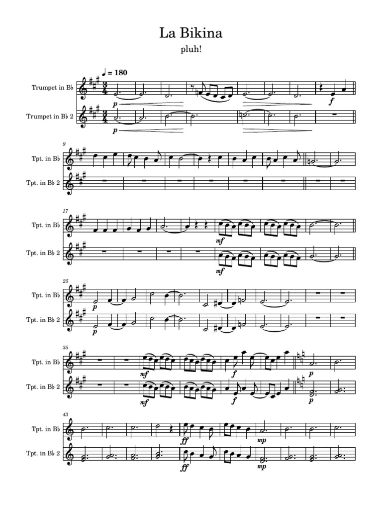 La Bikina (Version MLO) | PDF