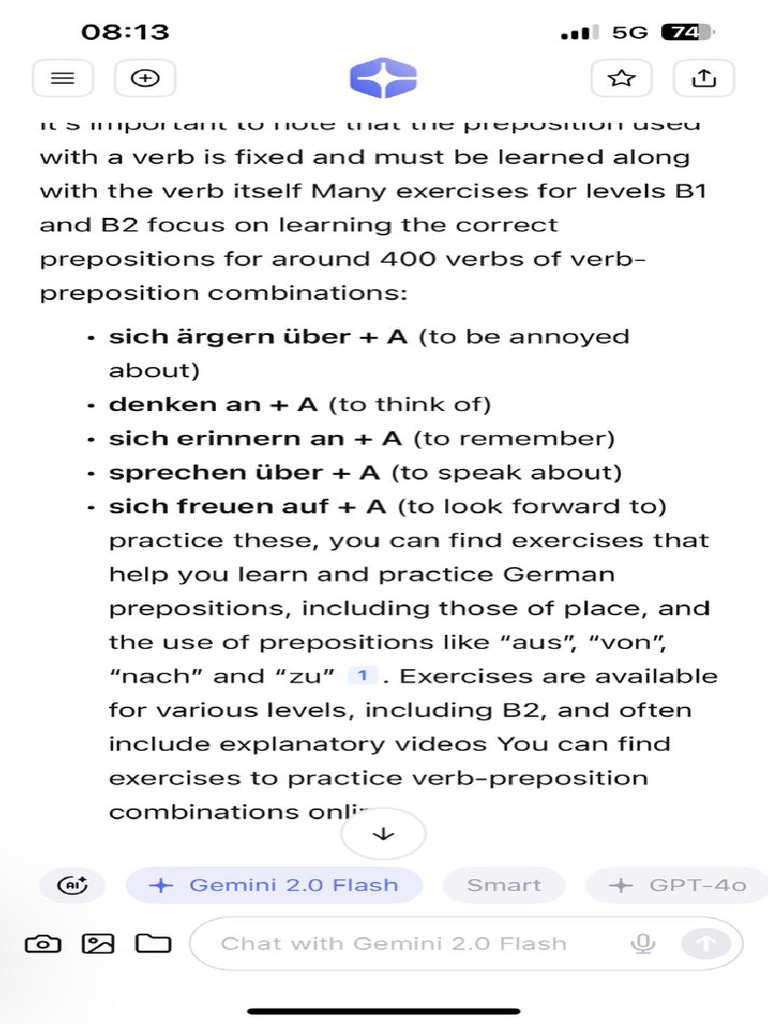 German Verbs With Prepositions | PDF