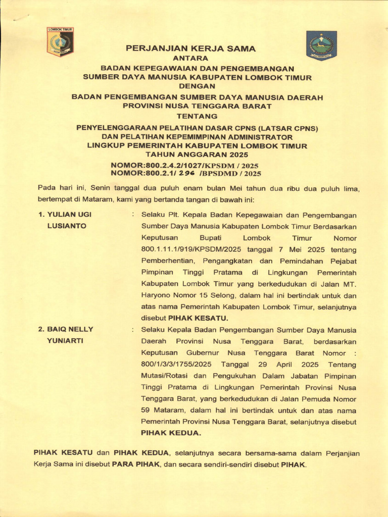 PKS Latsar 2025 | PDF