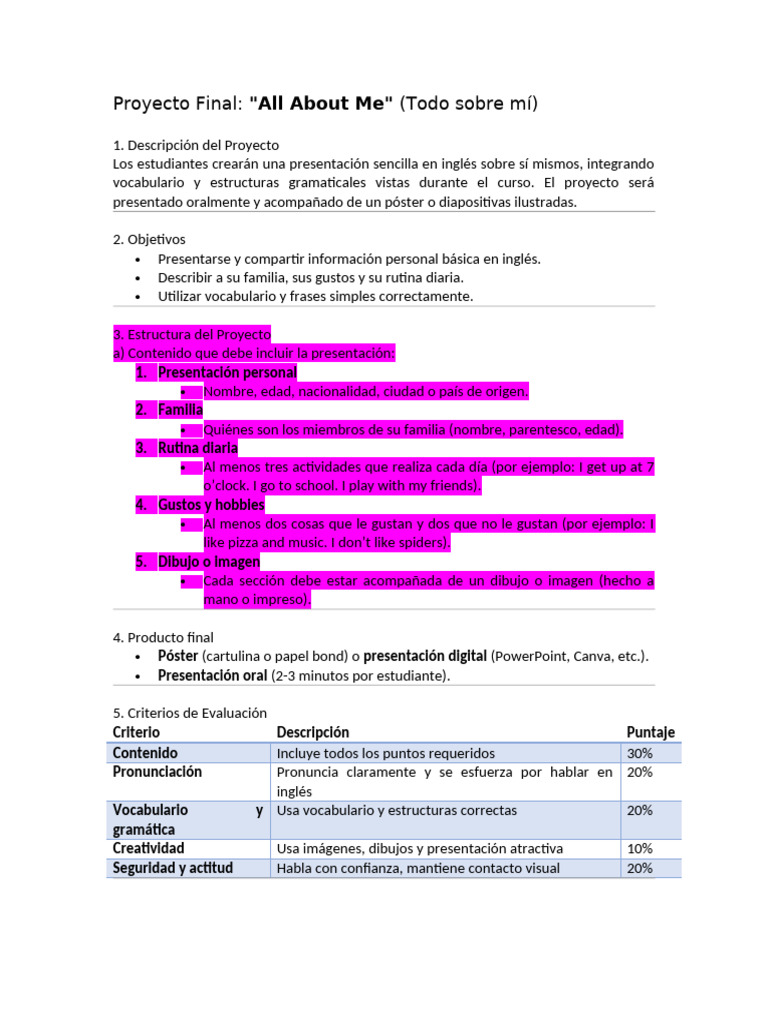 Project Level 1 | PDF