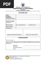 Locator Slip | PDF | Government