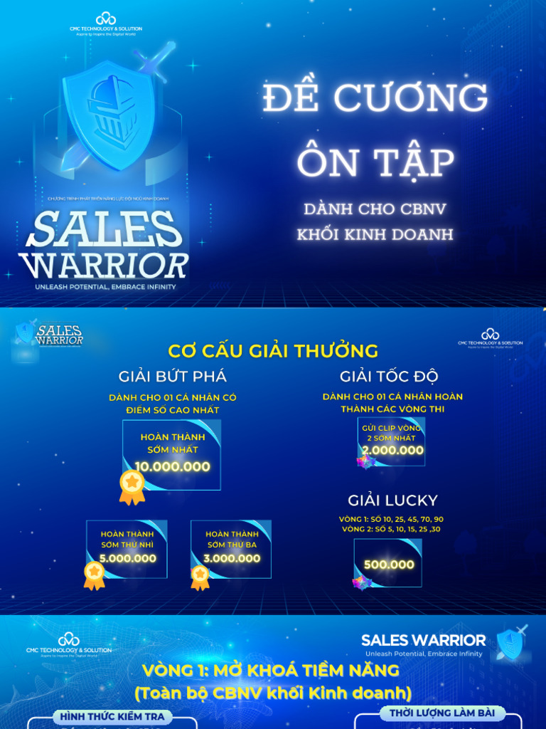 Đề Cương Sales Warrior S2 | PDF