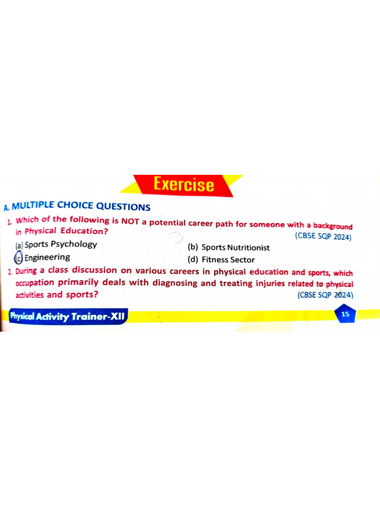 Overview of Physical Education and Sports Sector | PDF
