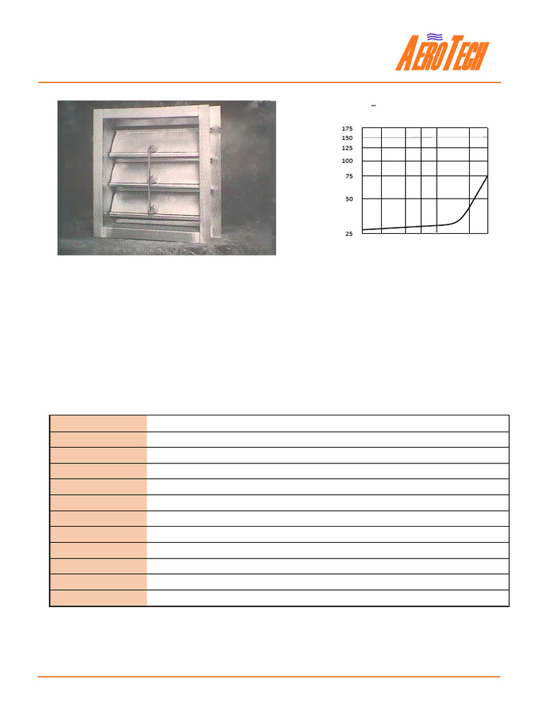Backdraft Damper Specifications & Features | PDF