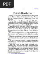 1 Peter Chapter 1 Study Guide | PDF | Jesus | Saint Peter