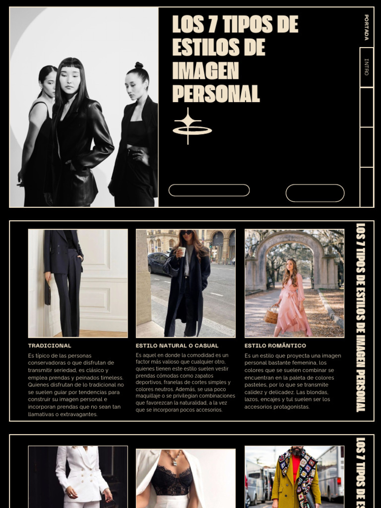 Los 7 Tipos de Estilos de Imagen Personal | PDF | Moda