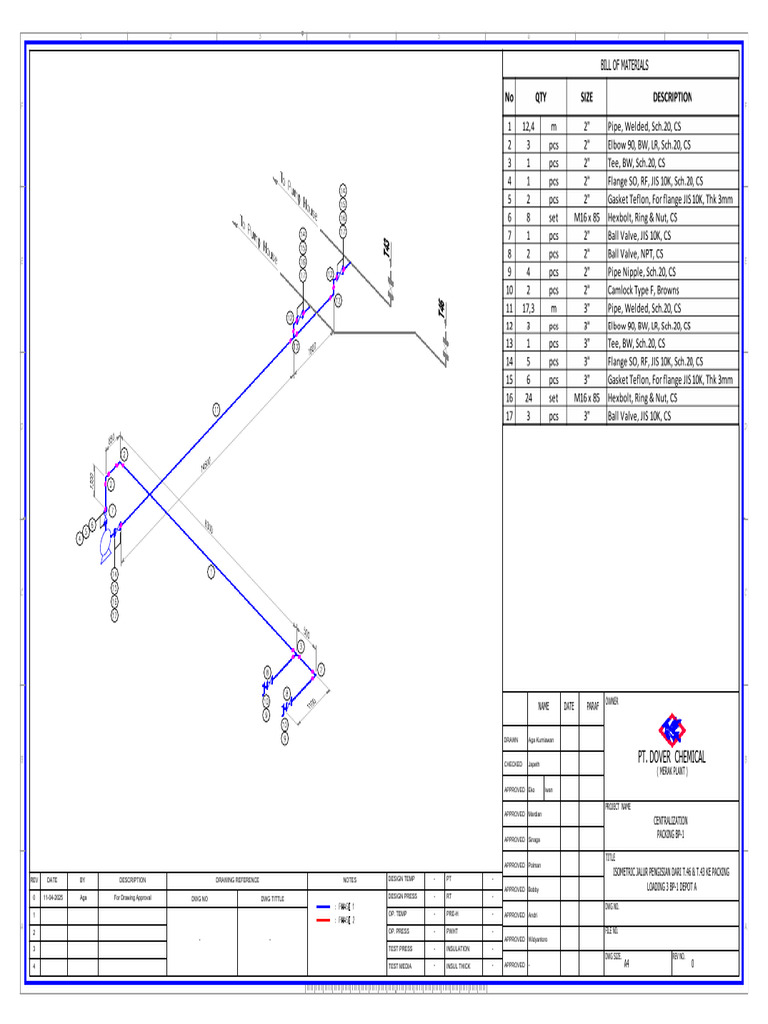 Isometric Piping Drawings for Approval | PDF