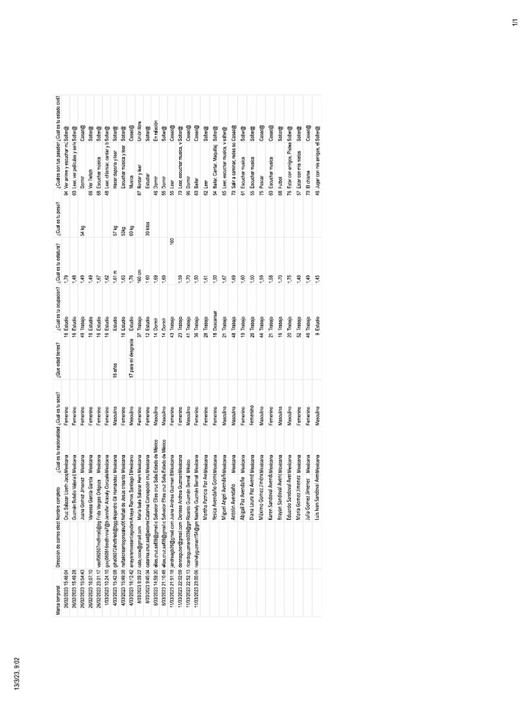 Cuestionario TDM | PDF