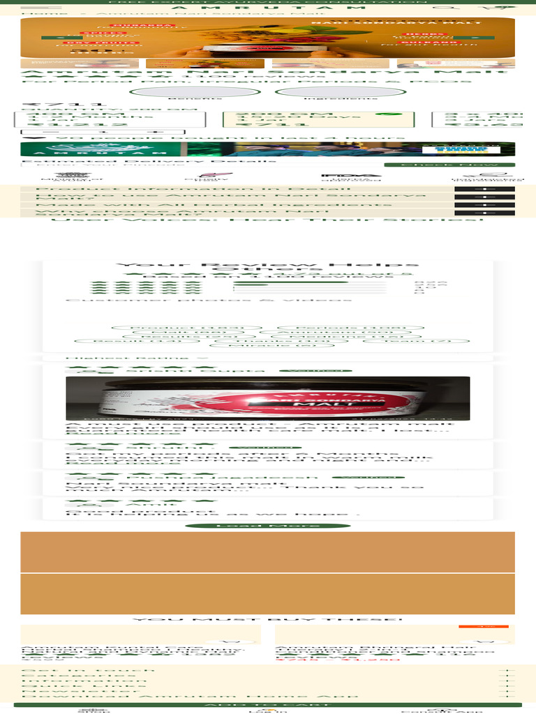 Amrutam Nari Sondarya Malt 2 | PDF