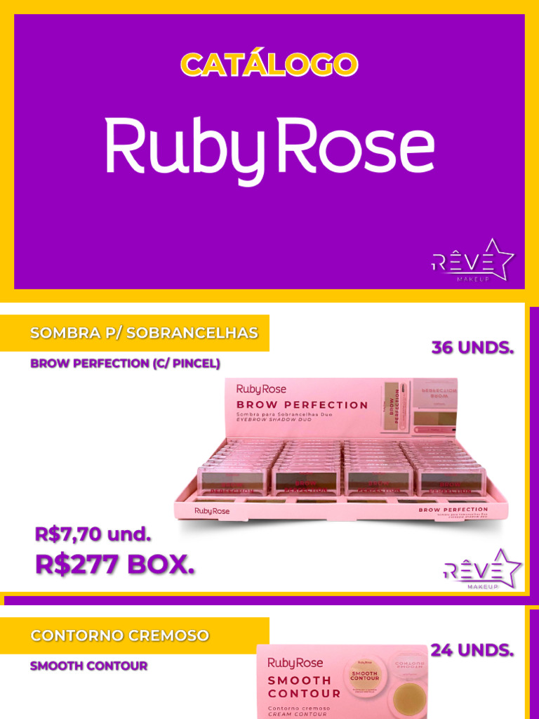 Catalogo Ruby Rose by Reve Makeup | PDF