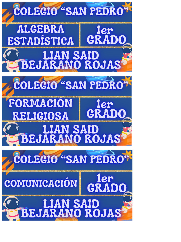 Etiquetas Lian | PDF