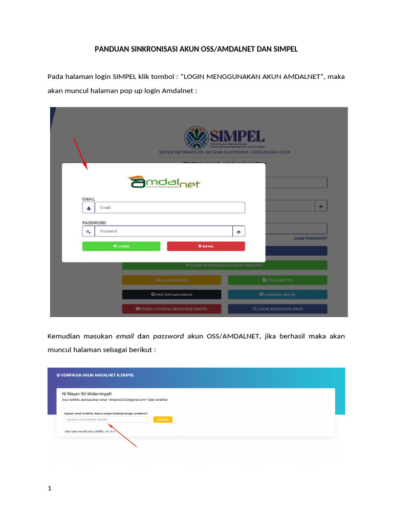 Panduan Amdalnet Simpel | PDF