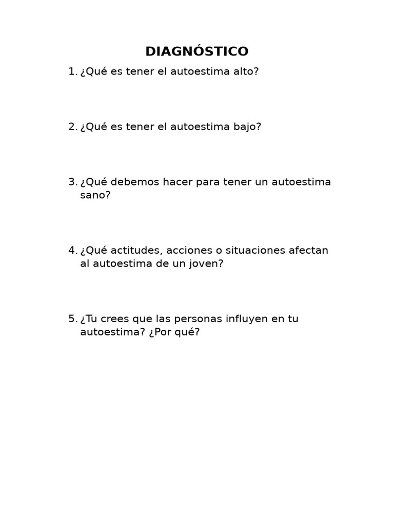 DIAGNÓSTICO | PDF