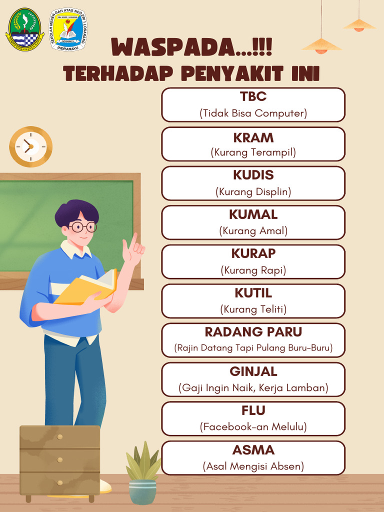 Adab Siswa Kepada Guru Poster Pendidikan Kuning Ilustrasi | PDF