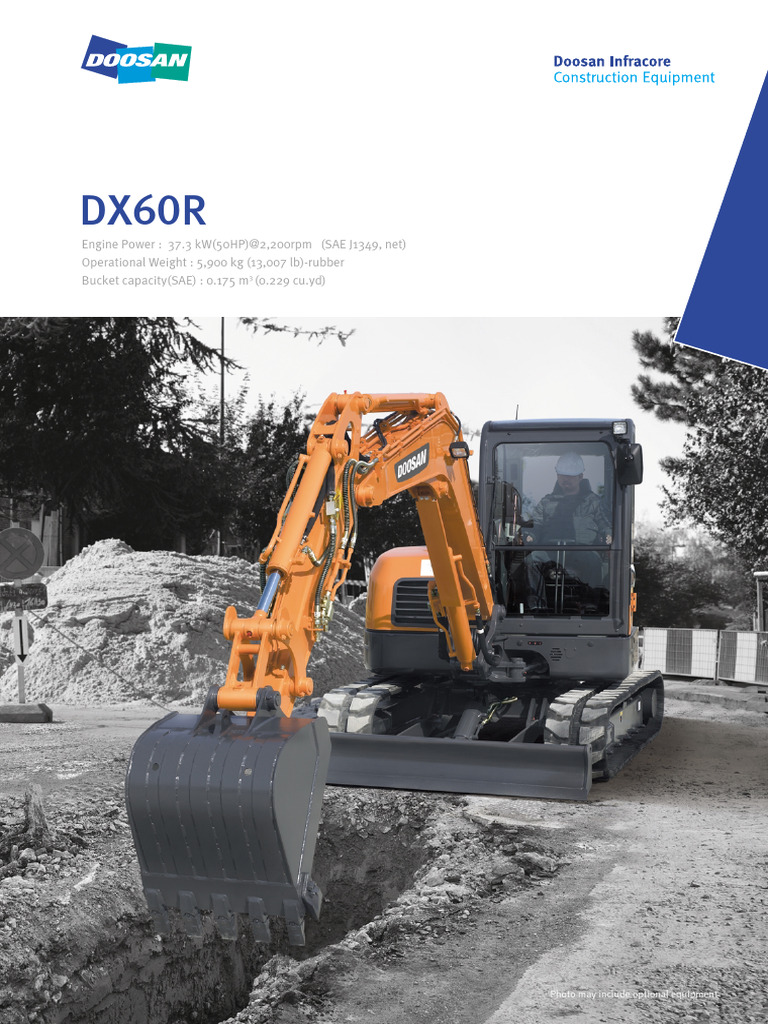 Brochure DX60R En | PDF | Gear | Pump