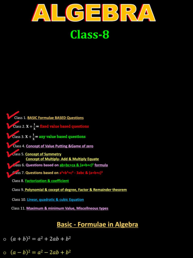Algebra - 8 Annotation A To Z Quant Plus Batch | PDF