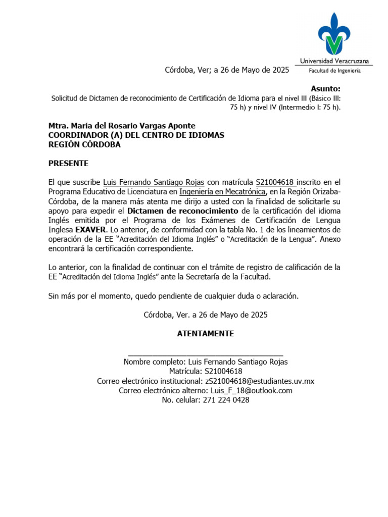 Anexos Formatos de Solicitud 1 | PDF