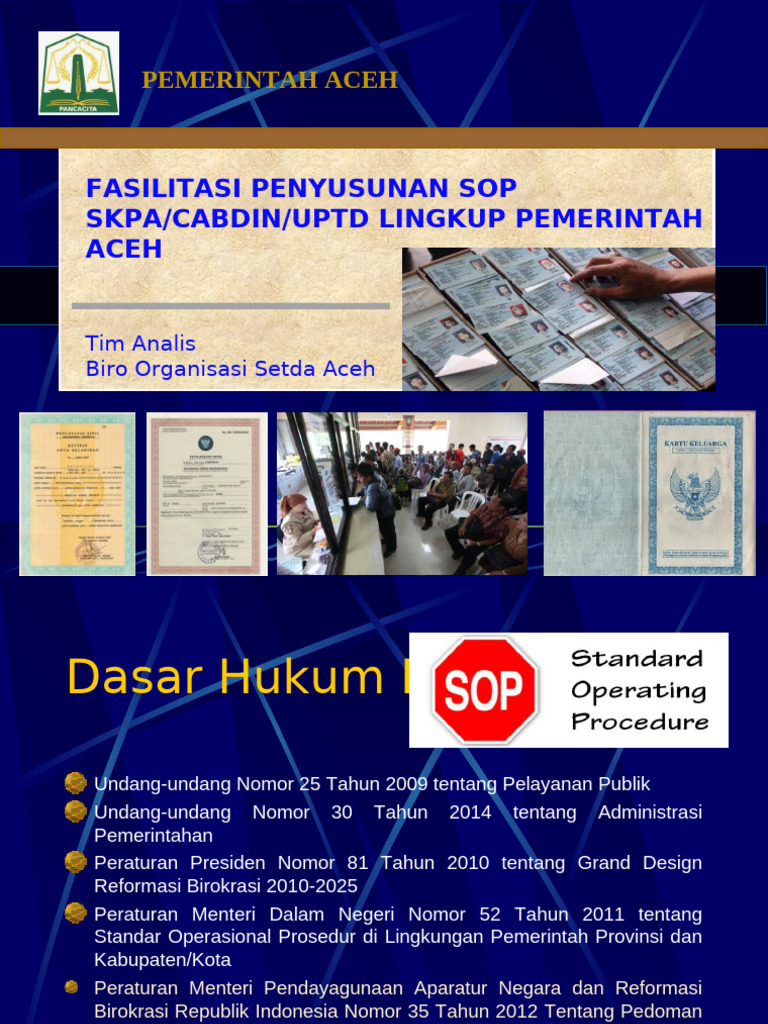 Paparan Fasilitasi SOP_2022 | PDF