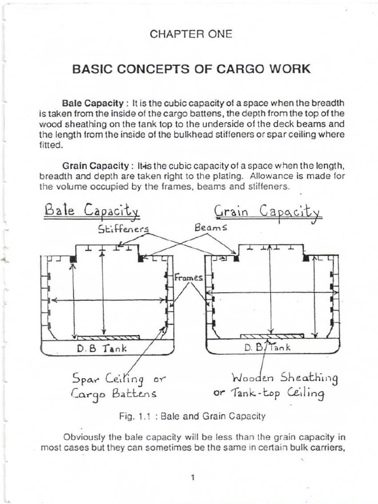 Cargo Work Basics and Stowage Factors | PDF | Bill Of Lading | Water Vapor