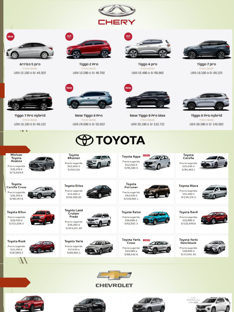 Catalogo Vehiculos Okm 2025 | PDF