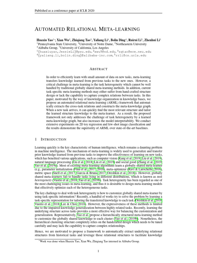 Automated Relational Meta-Learning | PDF | Visual Cortex | Vertex (Graph Theory)