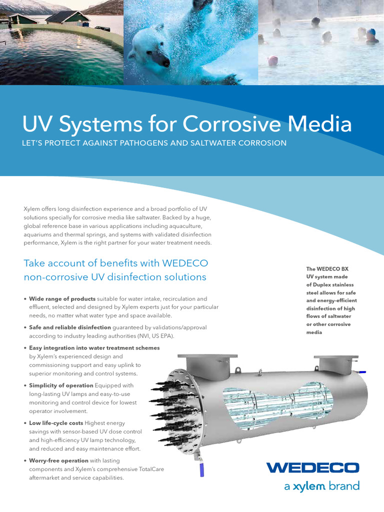 XYLEM 1772 Wedeco A.b.pe Uv | PDF | Ultraviolet | Water Treatment