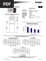 Energizer L91: Product Datasheet | PDF | Electricity | Electromagnetism