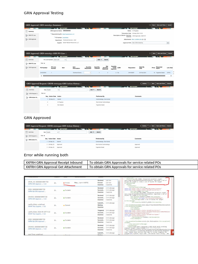 GRN Approval Docs | PDF