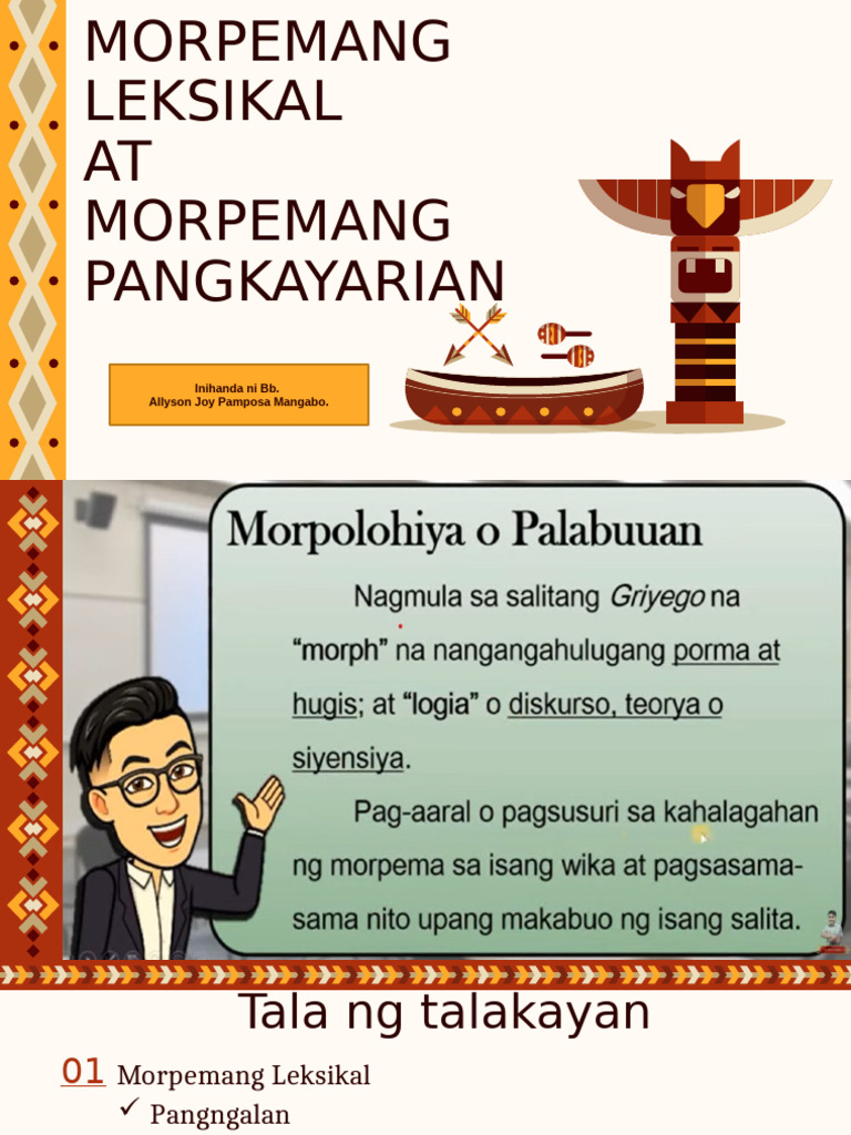 Morpolohiya - Mangabo Allyson Joy P. | PDF