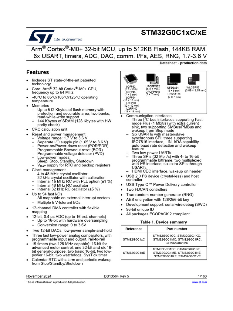 stm32g | PDF | Usb | Computer Science