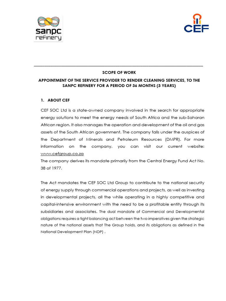 2. Annexure a - Scope of Work and Evaluation Criteria (1) | PDF ...