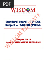 When Great Trees Fall | PDF | Poetry | Maya Angelou