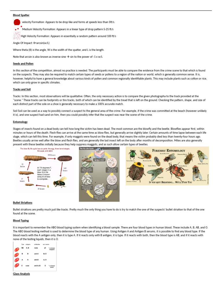 Science Olympiad Forensics | PDF | Dna | Polymerase Chain Reaction