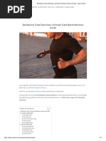30 Resistance Tube Exercises Guide | PDF | Musculoskeletal System