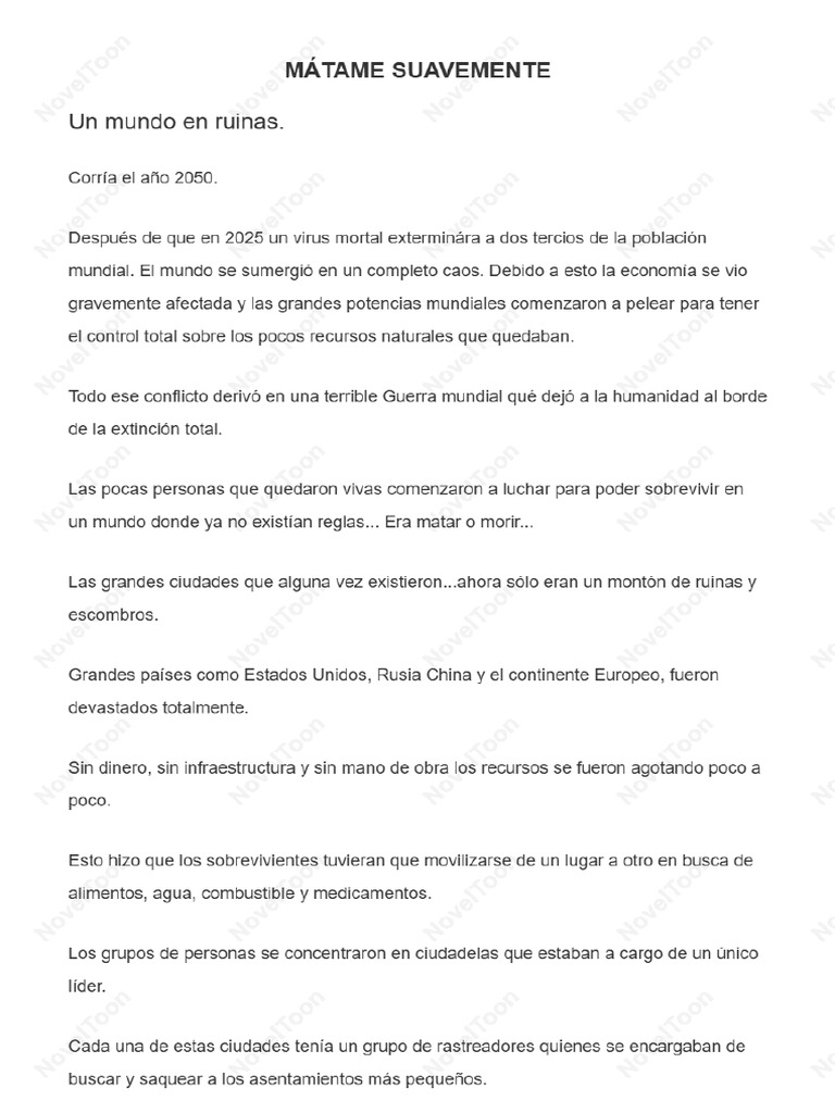 Mátame Suavemente | PDF