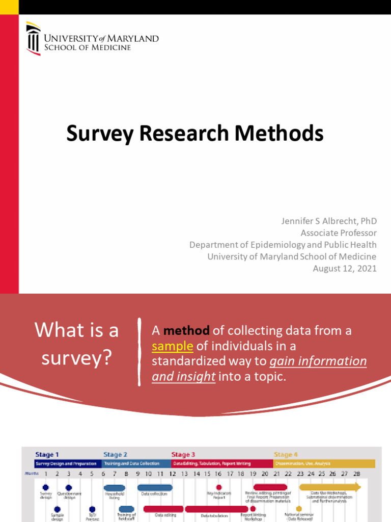 Survey Research Methods Explained | PDF | Survey Methodology | Sampling ...