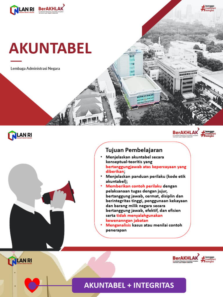 Agenda II - Nilai-Nilai Dasar ASN - Akuntabel | PDF