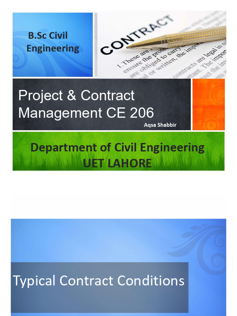 Typical Contract Conditions | PDF | Bankruptcy | Breach Of Contract