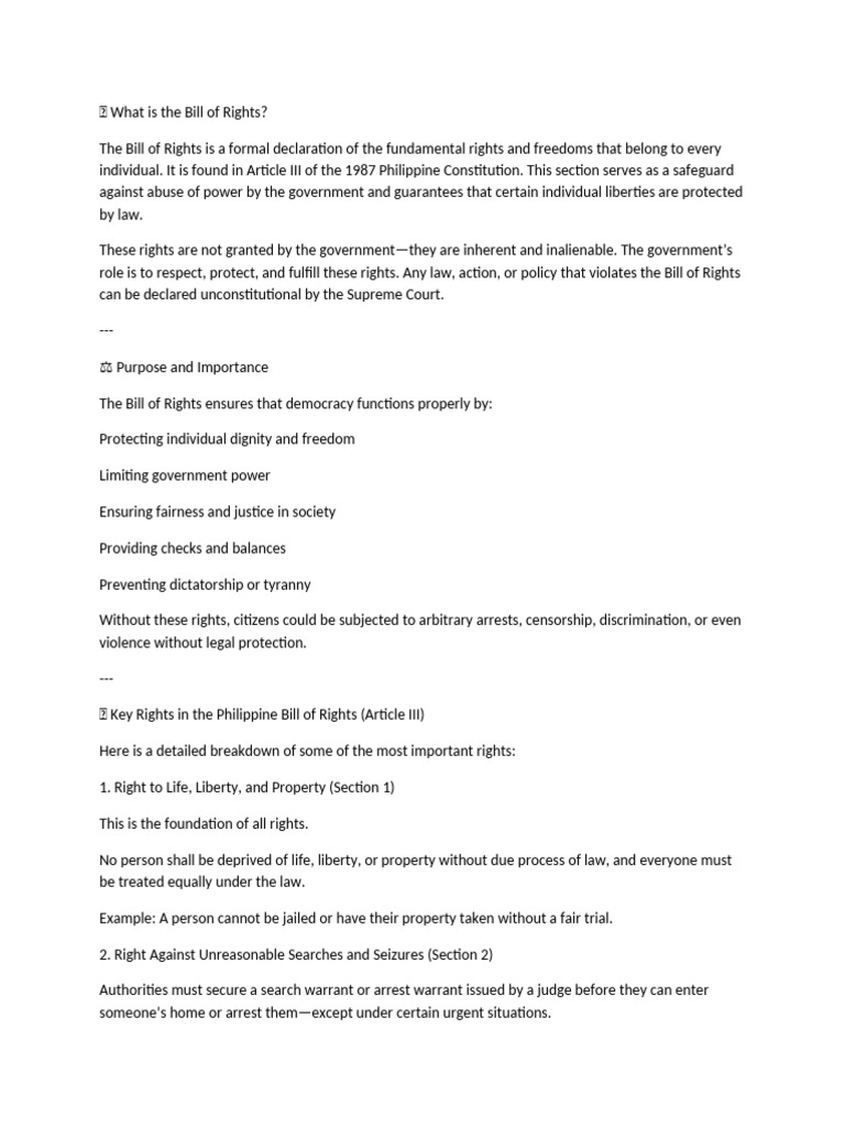 1987 Constituti-WPS Office | PDF | United States Bill Of Rights ...