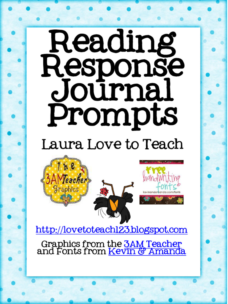 Reading Response Journal Prompts | PDF