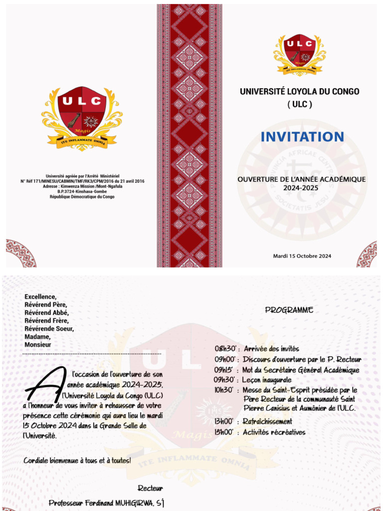 Invitation Ulc - 1 | PDF
