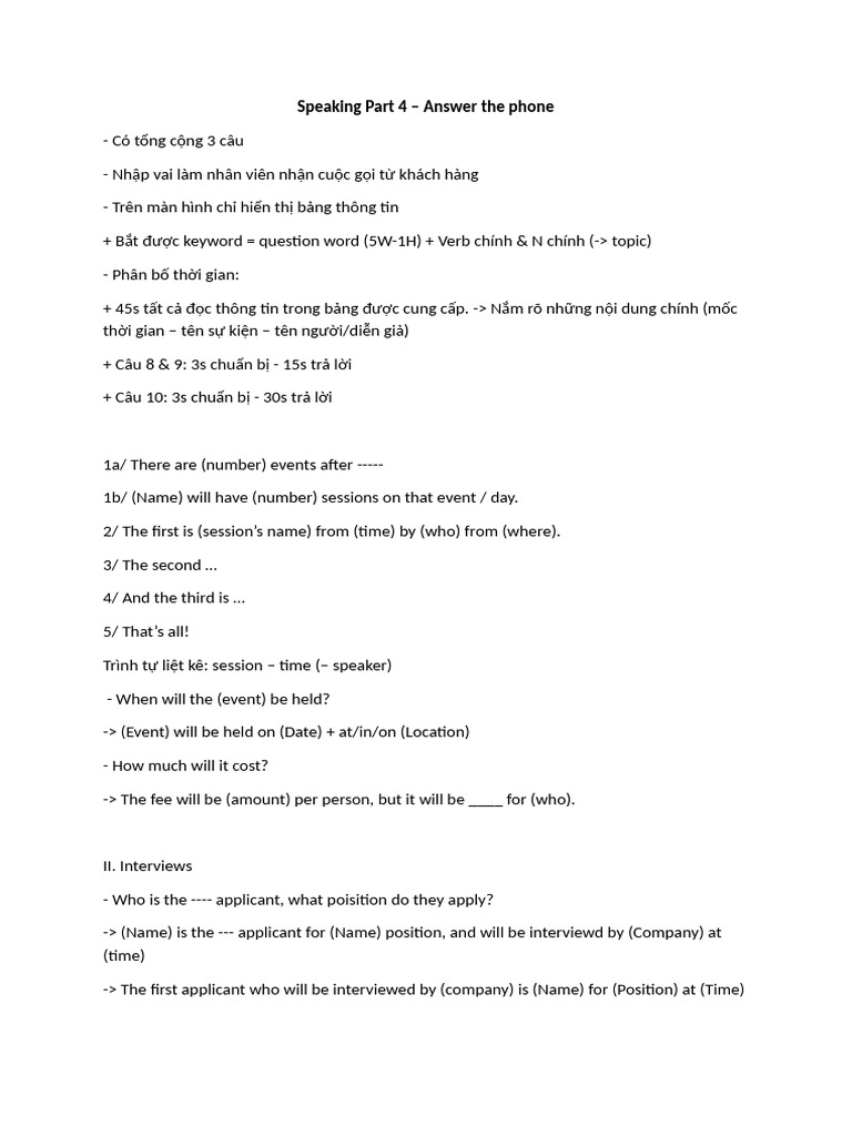 Speaking Part 4 | PDF