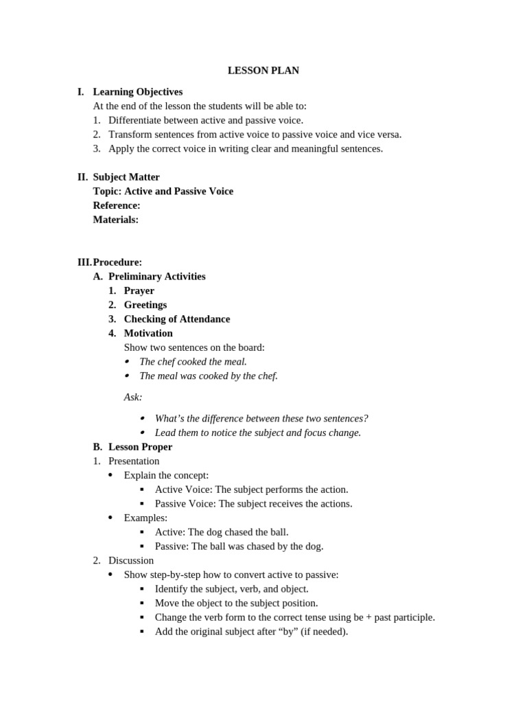 Mastering Active and Passive Voice | PDF | Subject (Grammar) | Verb