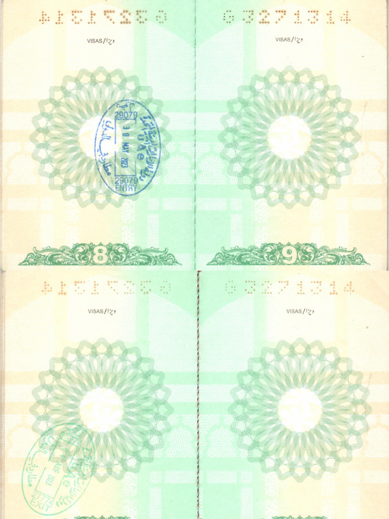 Entry Exist Stamps | PDF