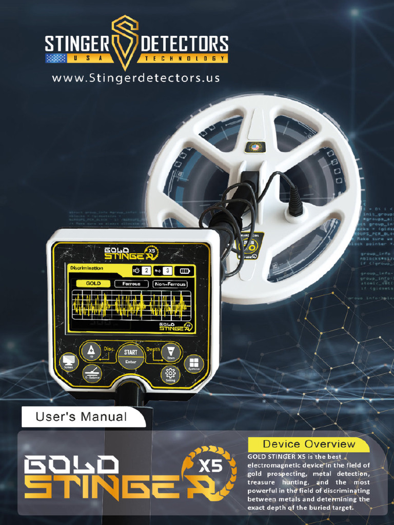 Gold Stinger X5 User Manual Overview | PDF | Battery Charger | Metal ...