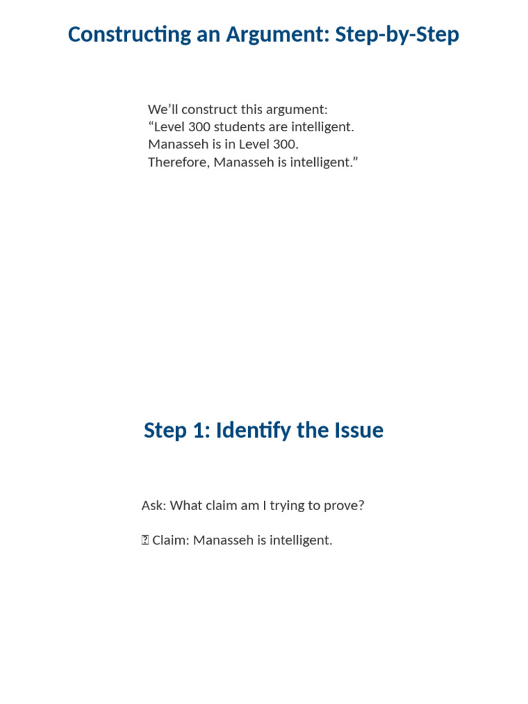 Final Styled Argument Presentation | PDF