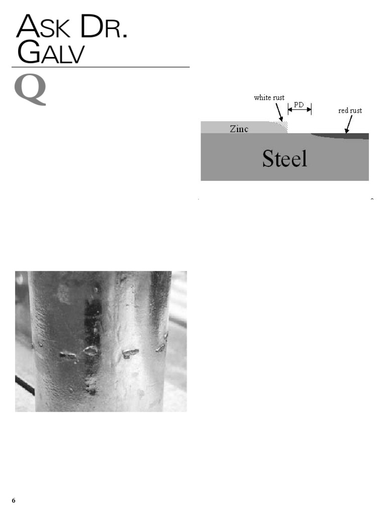 Repairing Scratches on HDG Steel | PDF | Corrosion | Cathode