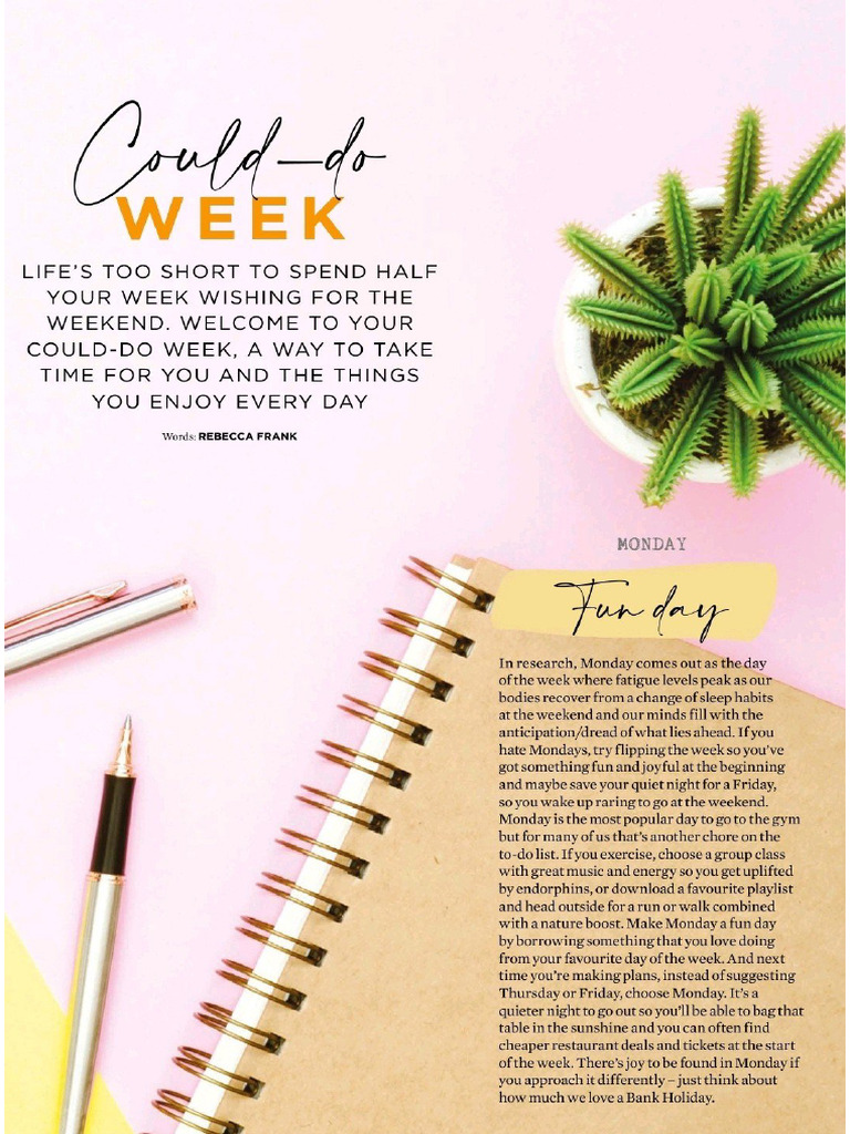 Could-Do Week | PDF